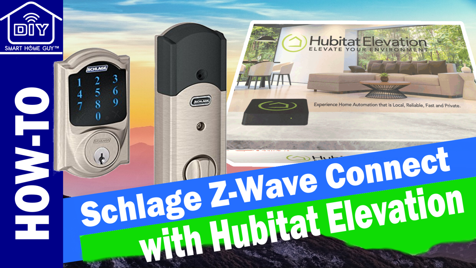 Connect Schlage Z-Wave Lock & Hubitat | DIY Smart Home Guy